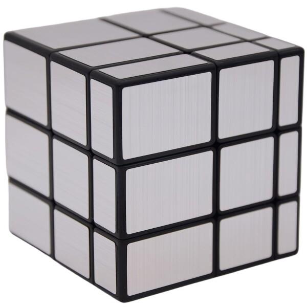 Bucubke QY ミラーキューブ 3x3 不規則な形のシルバーキューブミラーブロック型ぎんいろパズルマジック3x3x3 銀色キューブ商品コード：49081145387型番：QY-ミラーキューブ-銀QY 3x3 ミラーキューブ(QY 3x...