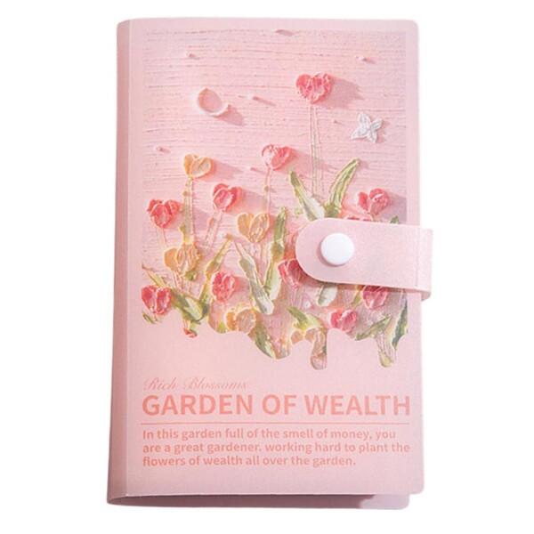 EsiFare お金管理 ファイル 札 貯金箱 貯金バインダー封筒貯金 手帳 ファイル バインダー 貯金ファイル お金仕分け 取りやすい 100万円 貯金計画 資金管理 防水 大容量 透明内袋 予算バインダー 大人と子供向け50ページ/ 1...