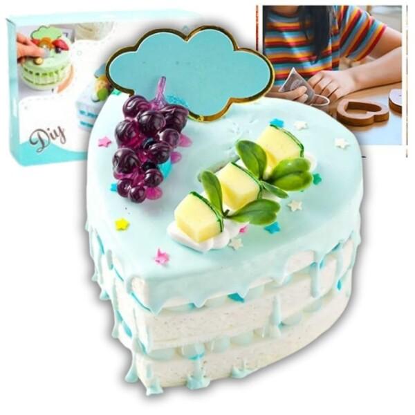 CLAFTLAB SAIL ケーキ型貯金箱 クリームデコ体験セット スイーツバンク おしゃれ 子供用 女の子 男の子 ギフト 夏休み 自由課題 メイキングトイ 水色 ハート商品コード：49081145869型番：ケーキ貯金箱サイズ：Medi...