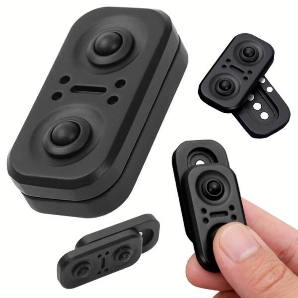 Moruna フィジェットスライダー fidget toys 金属製マグネット式 大人の手遊び玩具 ストレス解消・集中力アップ ADHD/暇つぶし/EDC対応 オフィスや自宅でのリラックスに (ブラック", "フクロウスライダー)商品コード...