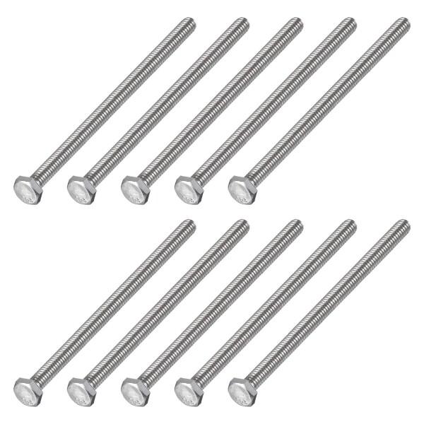 METALLIXITY 六角ボルト (1/4-20 x 5インチ) 15個セット 304ステンレス鋼 18-8 UNC並目ねじ 全ねじ 外 スクリューボルト - 家具修理用商品コード：49081155565型番：mtf240112xt000...
