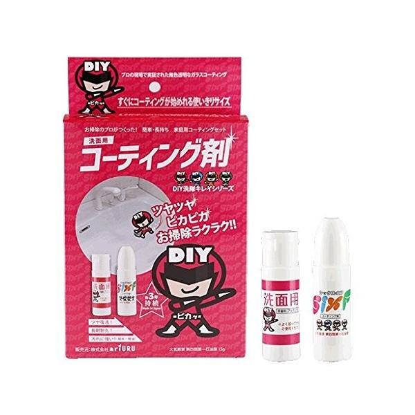 本格的プロ仕様ガラスコーティング、シックスエフ、洗面台用セット商品、ホテル施設等施工実績多数（メーカーサイト）商品コード：49081163148型番：SX-WASHカラー：ホワイトガラスコーティング　シックス・エフ　特徴/微粒子レジンが素材...