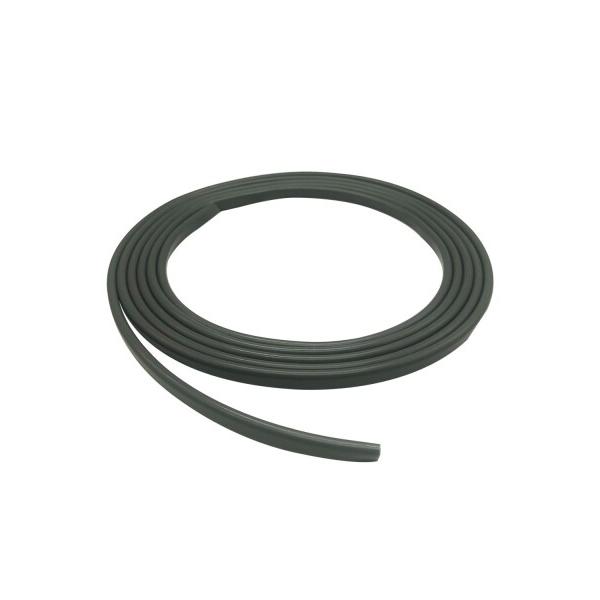 エッジカバー 粘着付き 日本製 溝ゴム アクリル板 エッジモール 受付 手の保護 けが防止 溝幅 2mm 長さ 2.4m ライトグレー プラスチック製品の大和魂商品コード：49081165411型番：000000-003-edge-2m2_...