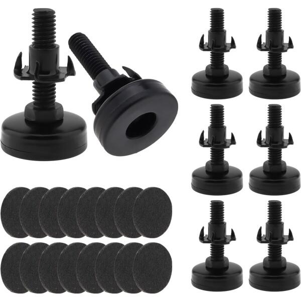 DIFEIUKI 家具用固定脚 8個セット レベリングフット 騒音防止 滑り止め テーブル脚用 交換脚 継ぎ足 水平調整 高さ調節可能 取り付け簡単 家具アジャスター 保護パッド8枚付き商品コード：49081177095型番：DIFEIUK...