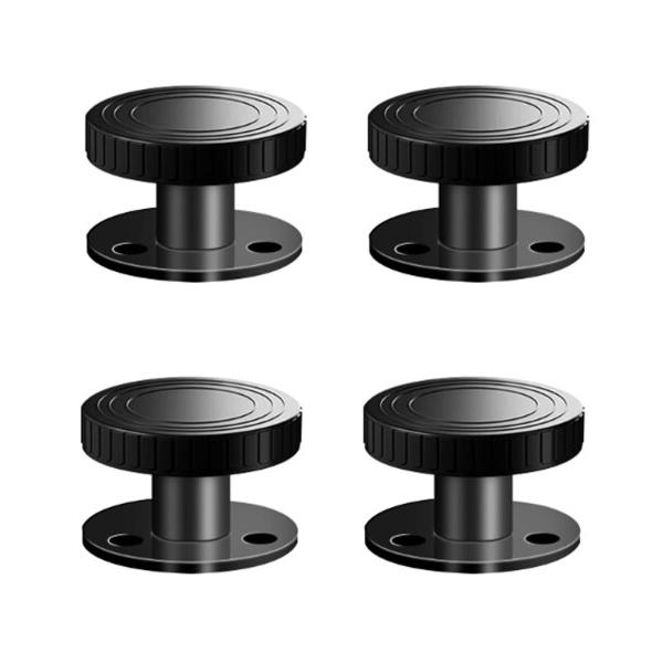 継ぎ足家具脚 テーブルの高さ テーブ脚台 金属製 傷に強い水平調整脚付 滑の ボード ー 音設計で 食器棚、ベッドの脚、ソファ（4個）商品コード：49081177097型番：zmz-032サイズ：40mm×36mmカラー：ブラック金属製で耐...