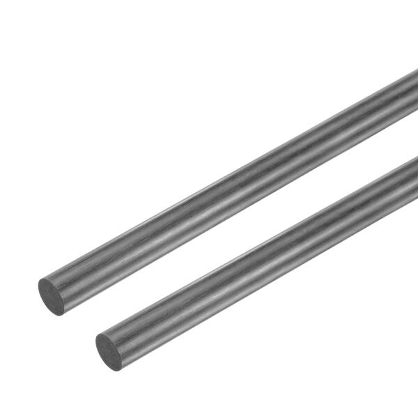 M METERXITY 2本入りのカーボンファイバーロッド、長さ400mm 直径7mm カーボンファイバーソリッドクッションポール、RC飛行機/DIYクラフト/クアッドコプターアーム/スケールモデルカイトウィングチューブ用(15.75 x ...