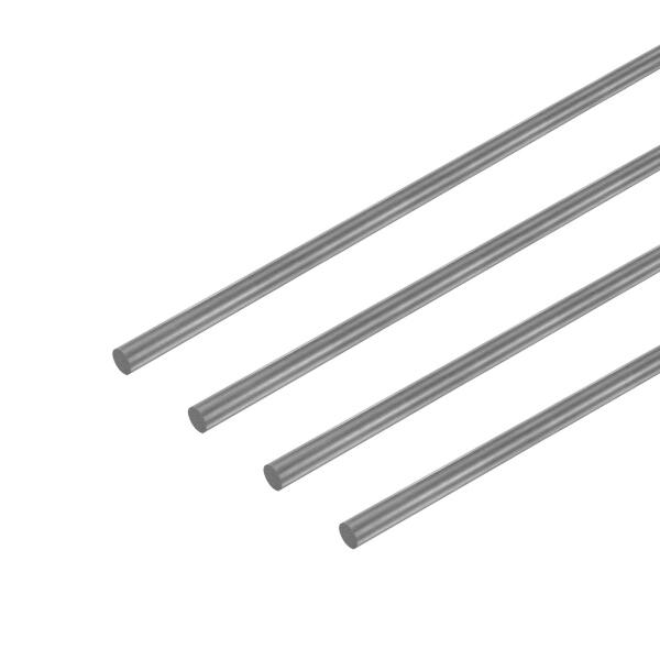 M METERXITY 4本入りのカーボンファイバーロッド、100mmの長さ3 mmの直径のカーボンファイバーソリッドクッションポール、RC飛行機/DIYクラフト/クアッドコプターアーム/スケールモデルカイトウィングチューブ用(3.94 x...