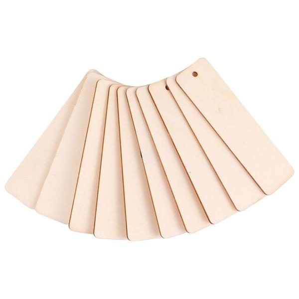 40個 麻紐を配合した角型吊り札の木片 ウッドチップハンガー DIYブックマーク DIYハンギングスライス タグ クラフトタグ ウッドディスクオーナメント キータグ商品コード：49081210258型番：LA831801211NTX6AJ7...