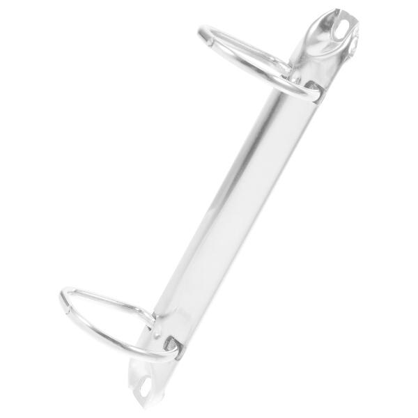 LIOOBO バインダー 金具 2穴 ルーズリーフ とじ具 亜鉛合金 製本 リング DIY 自作 手帳 メモ帳 アルバム メニュー表 交換 修理 文房具 事務用品 シルバー商品コード：49081212048型番：T2430R2サイズ：12....