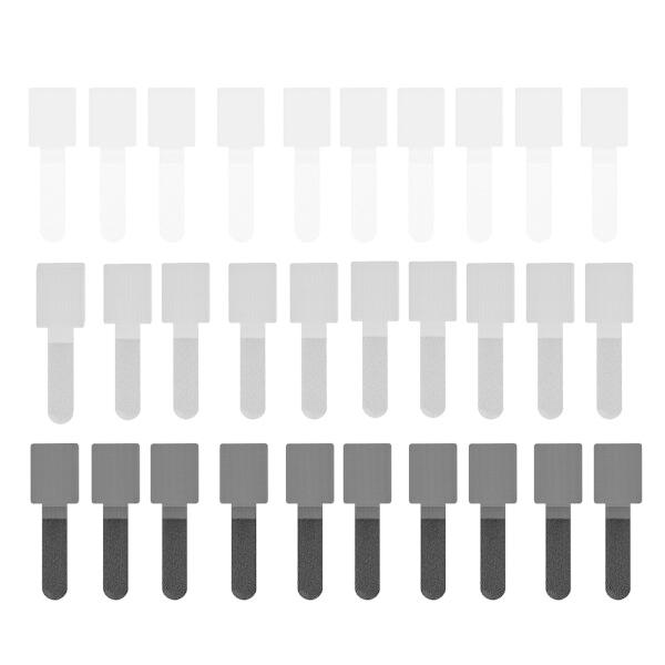 ケーブルクリップ 配線止め 粘着超強力 のり残らず コード管理 収納 家庭用 事務室用 使いやすく 軽量で持ち運びも簡単 30個セット(白 グレー 黒各10個）商品コード：49081212159型番：LUYING【商品仕様】数量:30個セッ...