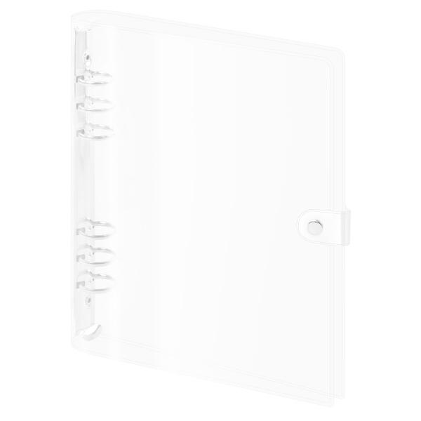 JUNART A5シール帳 透明防水PVCカバー 6穴バインダー オリジナル表紙デコ可能、シール 写真整理、手帳、推し活に商品コード：49081214651型番：CRB20250915サイズ：A5カラー：透明【透明シール帳バインダー】JUN...