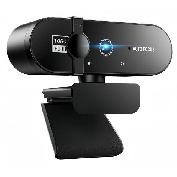 Webカメラ ウェブカメラ フルHD 1080P 200万画素 ストリーミング 自動光補正 超広角120°内蔵マイク 会議用PCカメラ 三脚穴 Windows XP/ 2000/ 2003/ Vista/8/10/11 、Mac OS、Zo...