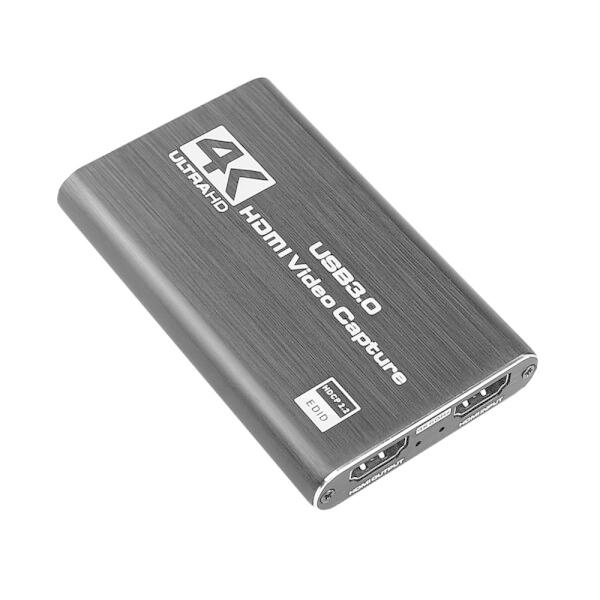 YFFSFDC 4K HDMI キャプチャーボード パススルー 60FPS USB3.0 ゲームキャプチャー 60Hz ビデオ フルHD ビデオキャプチャー ゲーム実況 生配信 会議 ライブビデオ配信 画面共有 録画 医用撮像 PS5 PS...