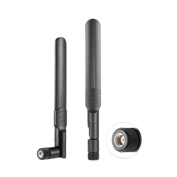 POBADY 2個入り 4G LTEアンテナ 3dBi 外部 RP SMAオスアンテナ 4G LTE ワイヤレス CPE ルーター ホットスポット セルラーゲートウェイルーター モデム対応商品コード：49081220204型番：VAN069...