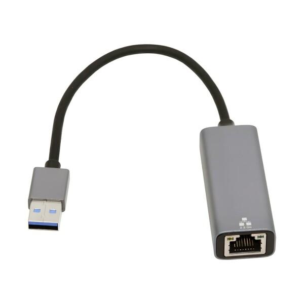 Xiwai 2.5Gbps 2500Mbps RJ45 to Type-A USB3.0 USB-A GBE ギガビット 1000Mbps プラグアンドプレイ イーサネット LAN ケーブル ネットワーク アダプター デスクトップ マザーボ...