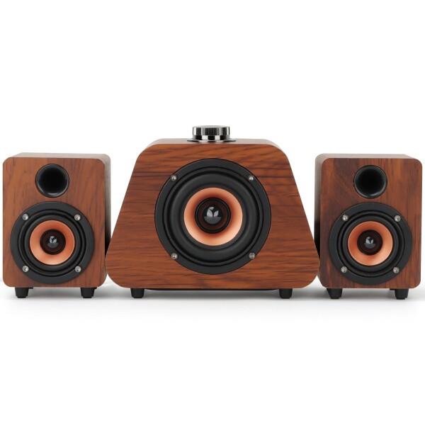 Senmeki PCスピーカー サブウーファー 有線 2.1ch パソコンスピーカー コンピューター ノートパソコン ステレオ 大音量&amp;豊かな低音 ラップトップ、タブレット、スマートフォンに対応、USB給電式のパソコンスピーカー(K...