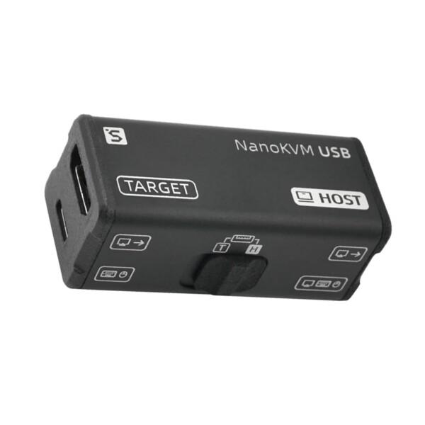 WayPonDEV Sipeed NanoKVM-USB 指サイズ 4K USB KVM キャプチャーボード ブラウザ直操作 マルチデバイス管理ツール HDMIループスルー対応 サーバー/SBC/PC メンテナンス用 ファイル転送機能付き ...