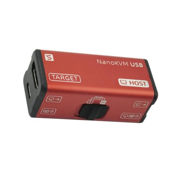 WayPonDEV Sipeed NanoKVM-USB 指サイズ 4K USB KVM キャプチャーボード ブラウザ直操作 マルチデバイス管理ツール HDMIループスルー対応 サーバー/SBC/PC メンテナンス用 ファイル転送機能付き ...