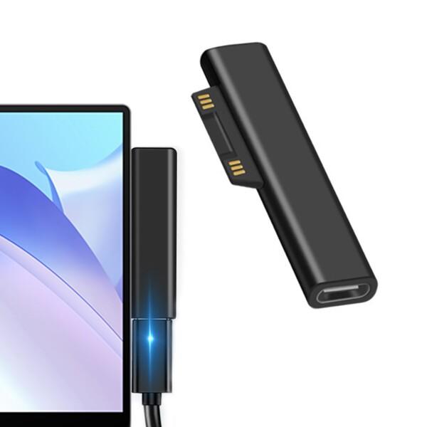 KASELIN USB-C to Surface Pro変換アダプタ PD65W給電対応 急速充電 15V/3A高速転送 65W PD Surface Pro 7/6/5/4/3/X Surface Go1/2 Surface Laptop...
