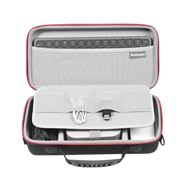 Ruilicase ケース Apple 2024 Mac mini M4 /Mac Mini M4 Pro チップ搭載デスクトップ コンピュータ対応 収納バッグ Magic Keyboard、Magic Mouse、Magic Trackp...