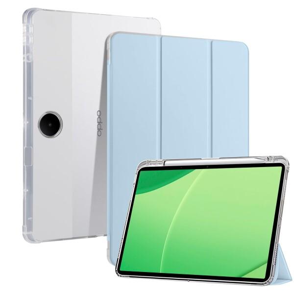 CiimWaa For OPPO Pad SE ケース 11インチ ペンホルダー付き PUレザー + シリコン バック タブレットケース スタンド機能付き 開閉式三つ折薄型スタンドケース 耐衝撃 軽量 オートスリープ機能 スマートカバー O...