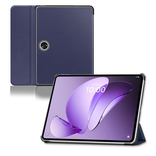 For OPPO Pad 3 ケース 11.6インチ スタンド 機能 角度調整 上質PUレザー キズ防止 軽量 タブレット カバー 全面保護 タブレット用アクセサリー Mosasa 専用 スマートカバー （ブルー）商品コード：4908122...