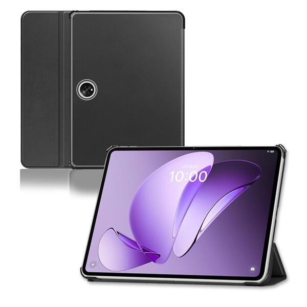 For OPPO Pad 3 ケース 11.6インチ スタンド 機能 角度調整 上質PUレザー キズ防止 軽量 タブレット カバー 全面保護 タブレット用アクセサリー Mosasa 専用 スマートカバー （ブラック）商品コード：490812...