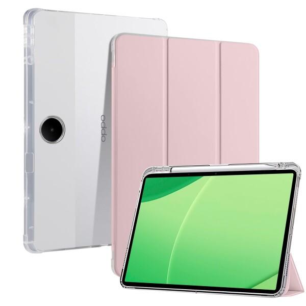 CiimWaa For OPPO Pad SE ケース 11インチ ペンホルダー付き PUレザー + シリコン バック タブレットケース スタンド機能付き 開閉式三つ折薄型スタンドケース 耐衝撃 軽量 オートスリープ機能 スマートカバー O...