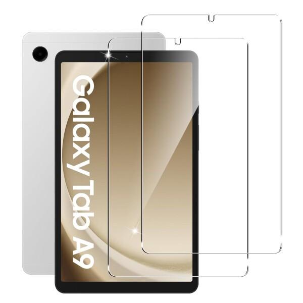 For Galaxy Tab A9 / A11 用 ガラスフィルム 2枚セット 強化ガラス 9H硬度 galaxy tab a9 対応 保護フィルム 8.7インチ 耐衝撃 高透過率 指紋防止 飛散防止 耐久性 貼り付け簡単 自動吸着 気泡ゼ...