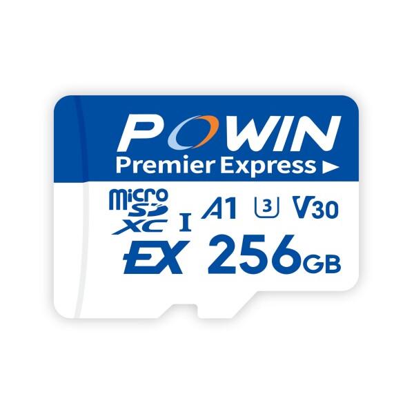 POWIN microSDXC Expressカード 256GB Nintendo Switch 2対応 最大読込900MB/s 書込720MB/s ライフタイム保証 A1 V30 U3 C10 UHS-I (256, GB)商品コード：4...