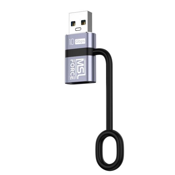 日本の中小企業 MSL FORCE (ICチップ搭載 両面10Gbps) 変換アダプタ USB 3.2 Gen 2 10Gbps超高速データ転送 急速充電 ua10gr USB-Aオス to USB-Cメス商品コード：49081222941...