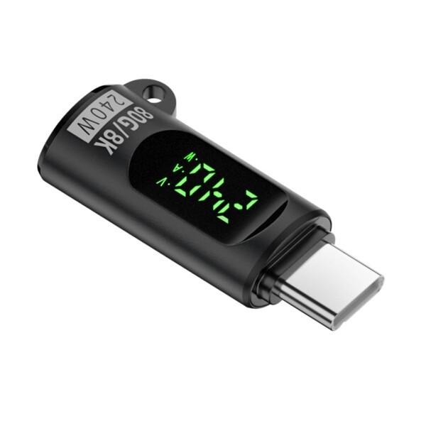 CYコネクタ USB5.0 80Gbps 40Gbps オス-メス延長アダプタ スマートLEDディスプレイ 240W 8K 5K USB4.0 40Gbps Thunderbolt3/4/5対応商品コード：49081223080型番：UC-...