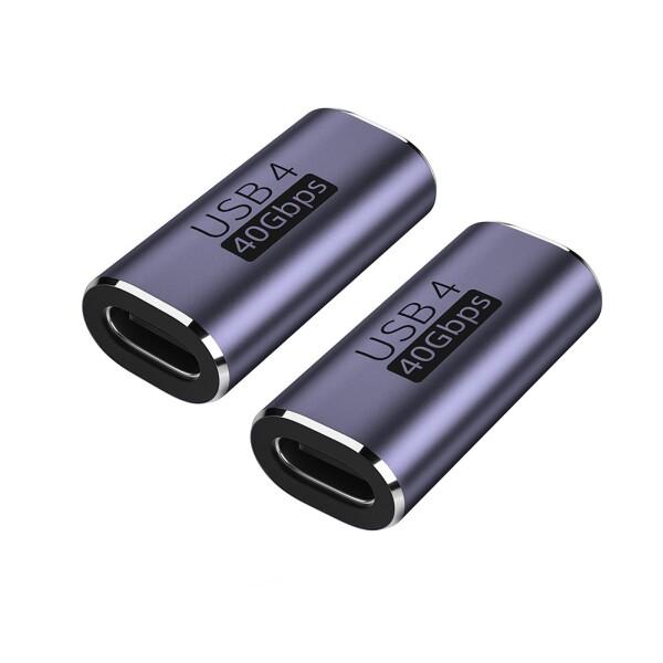 TRkin USB C中継アダプタマスタtoマスタMac Book Pro、Sam sung Galaxy S 8などのType Cデバイス対応2点セット商品コード：49081223213サイズ：USB C中継アダプタマスタtoマスタ【US...