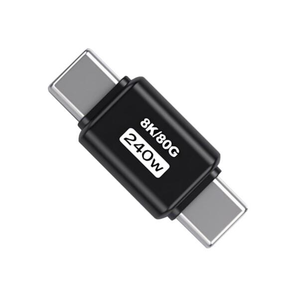 Xiwai USB5.0 80Gbps オス-オス 高速データ USB-C 延長アダプター 240W 16K 8K 5K USB4.0 Thunderbolt3/4/5 対応商品コード：49081223251型番：UC-032-MM-XYカ...