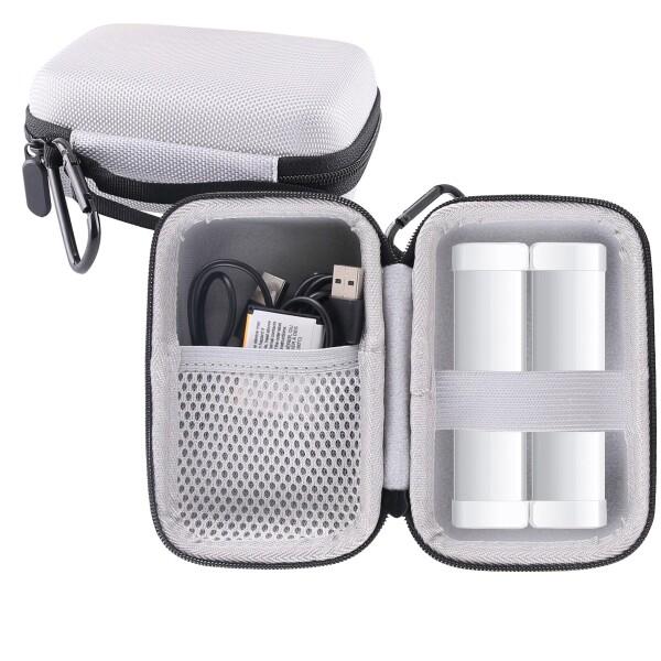 WERJIA 収納ケース互換品 HAGOOGI (ハゴオギ) /YUSIDO/YUSIDO/Kemolpo 充電式カイロ 360°全面発熱ハンドウォマー電気（ケースのみ） (グレー)商品コード：49081223610型番：202512208...