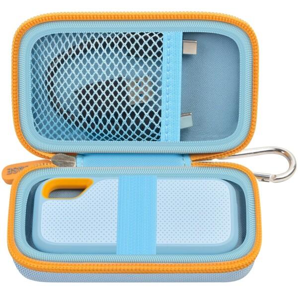 GWCASE ケース 適用される SanDisk SSD Extreme 1TB/2TB/4TB/500GB 対応 防衝撃保護ケース 通勤/旅行用 学生・ビジネスマン向け 収納パックのみ 専用保護収納携帯用 (ボックスのみ) - 青色商品コ...