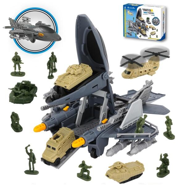 OTONOPI 軍用飛行機おもちゃ 飛行機 戦闘機 軍事基地プレイセット 軍用車両 組み立て簡単 戦闘ごっこ 豊富な小物 男の子&amp;女の子向け クリスマス 誕生日 プレゼント 3歳以上商品コード：49081254286型番：OTO-P...