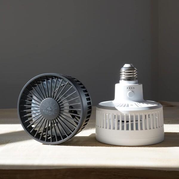 BARREL (エクメア)ホワイト 小型送風機 植物育成用商品コード：49081254664型番：012カラー：ホワイト【 口金 】 E26電圧:100V-220V消費電力:4W保証期間:1年間
