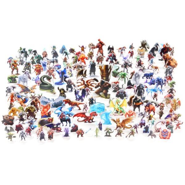 DND ミニチュア ダンジョンズアンドドラゴンズ スターターセット 170 ファンタジーアート ミニ D&amp;D 5E用 パスファインダー フラットプラスチックフィギュア TTRPG卓上RPGゲームアクセサリー DM専用 small商品...