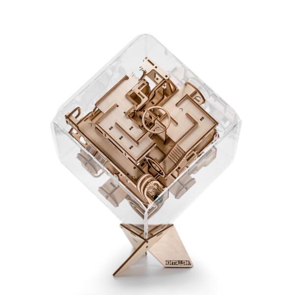 Intrism Pro - 3Dパズル 大人用 木製大理石迷路キット 組み立て/再生/展示用 8インチキューブ ティーン向けDIYクラフト 頭の体操パズル レーザーカットウッド217ピース商品コード：49081267540型番：43220-...