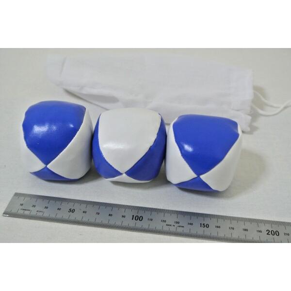 ショータイム ジャグリング ボール 3個 セット (中, 青白)商品コード：49081269175型番：0516サイズ：中カラー：青白ジャグリングボール・ビーンバッグの3個セットです。持ち運びに便利なサイズです。基本のジャグリングは3個セッ...