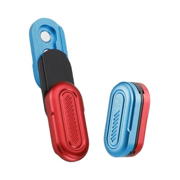 Moruna 金属製 カプセル型 ミニチュア フィジェットトイ ADHD おもちゃ 大人用 ストレス解消 手遊び 暇つぶし フィジット用 (レッドブルー)商品コード：49081269370型番：jntp01カラー：レッドブルーポケットサイズ...
