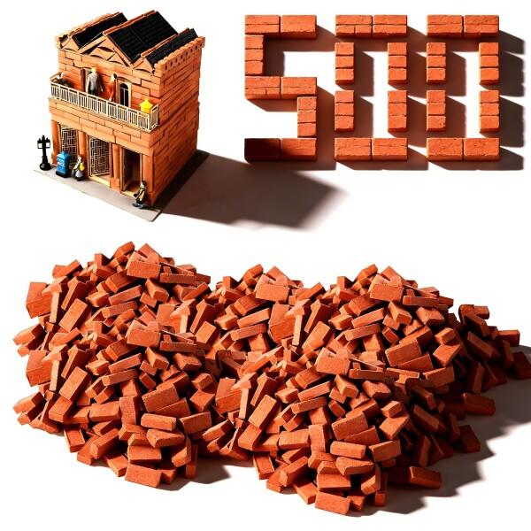 Dazzlestar ミニチュアレンガ 1/35 赤レンガ 500個セット ミニチュアパーツ 模型 DIY 情景 建物 ガーデニング アクセサリー ジオラマ制作商品コード：49081270593型番：XLL00314-35-XJ【商品仕様】...