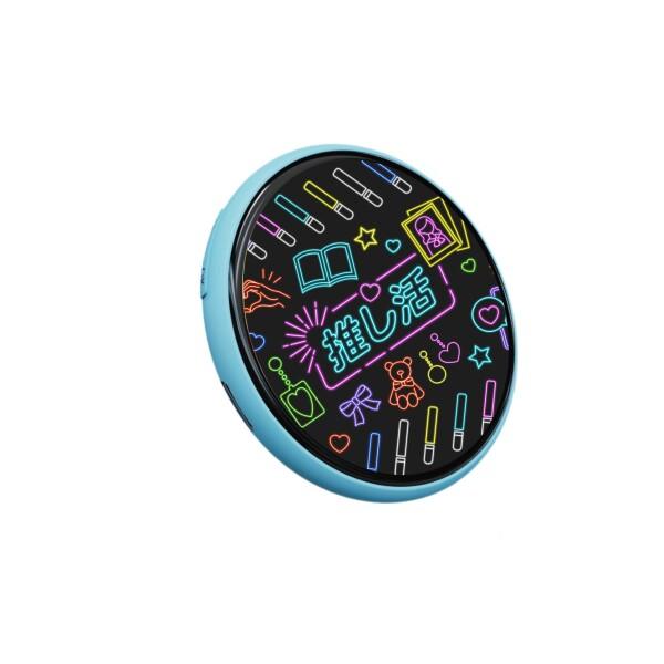 Beambox E-Badge デジタルバッジ スマートバッジ 推し活 ライブ イベント用 痛バッグ USB充電式 うちの子グッズ LED名札 光るバッジ ブルー商品コード：49081270951型番：EB-NNBLカラー：ブルー【新感覚デ...