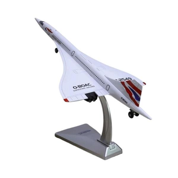 レプリカ 1:168 合金製 コンコルド 超音速輸送機 金属旅客機 民間航空機 模型 サウンドライト付き 大人 男の子 飛行機のおもちゃ商品コード：49081272110型番：DYMNLEWM2547サイズ：One Sizeカラー：One ...