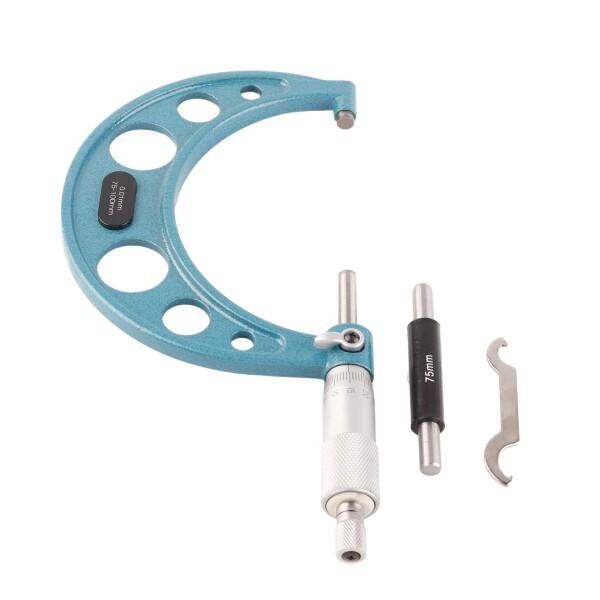 Zerodis 厚さマイクロメーター 外側マイクロメーター マイクロゲージ 厚み測定器 ポータブル 0.01mm ステンレス鋼 長さ/直径/厚さ レンチ付き (75-100mm)商品コード：49081272788型番：Zetigx143uh...