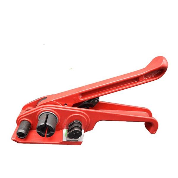 H&amp;Bツール 手動 梱包機 PP/PETバンド 梱包器 バンド 引締機 引締器 結束機 幅の 12〜19mm ポリプロピレン, 赤商品コード：49081274486サイズ：ワンサイズカラー：赤，Redテンショナーはプラスチックストラ...