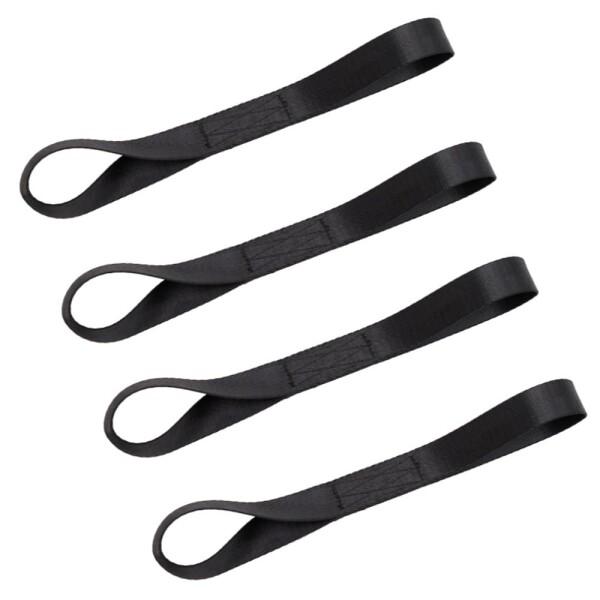 YFFSFDC タイダウンストラップ 荷締めベルト 転倒防止 多用途 梱包 固定ベルト 2.5cm × 30cm カーゴベルト 固定 多用途工具 運搬用 ブラック 4個セット商品コード：49081274487型番：F251サイズ：長さ約30...