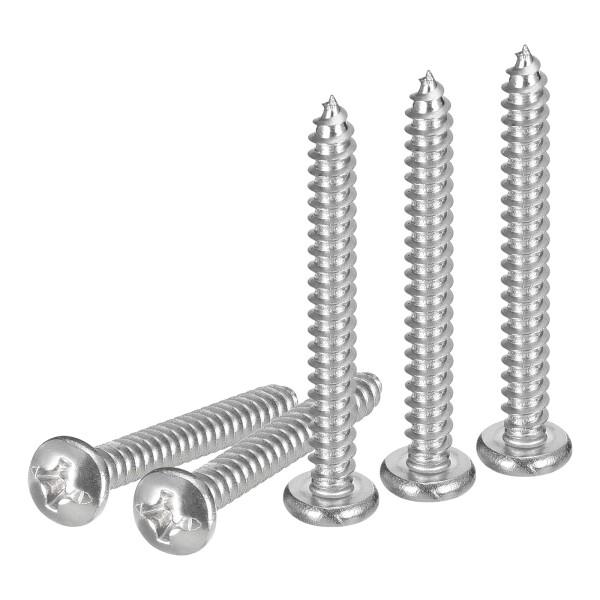 DTGN #6x1-1/4" フィリ ップス皿小ねじ セルフタッピングねじ - 50個入り - 304ステンレス鋼 メタルスクリュー 木ねじ商品コード：49081275980型番：dtf240515tt000017jpサイズ：#6x1-1/...