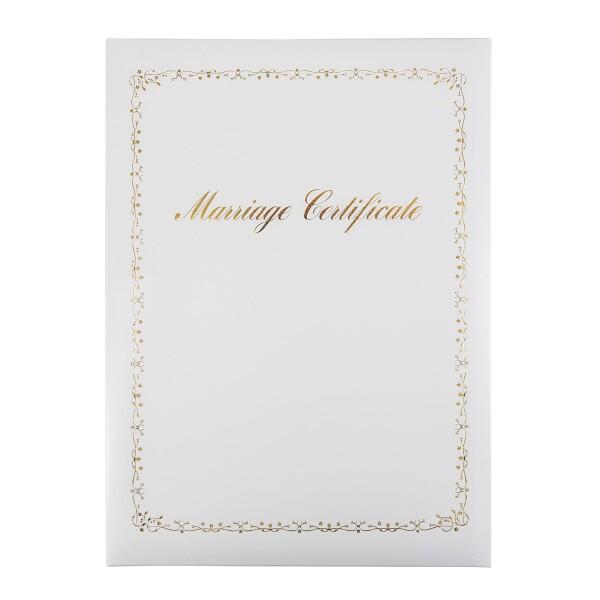 GraduationMall 結婚証明書 人前式 A4 写真フレーム付 立会人シート付 結婚誓約書 白商品コード：49081313478型番：DP033-Whiteサイズ：A4カラー：白A4 サイズ (297×210mm) の証書を 2枚 ...
